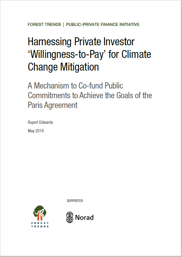 Harnessing Private Investor ‘Willingness-to-Pay’ for Climate Change ...
