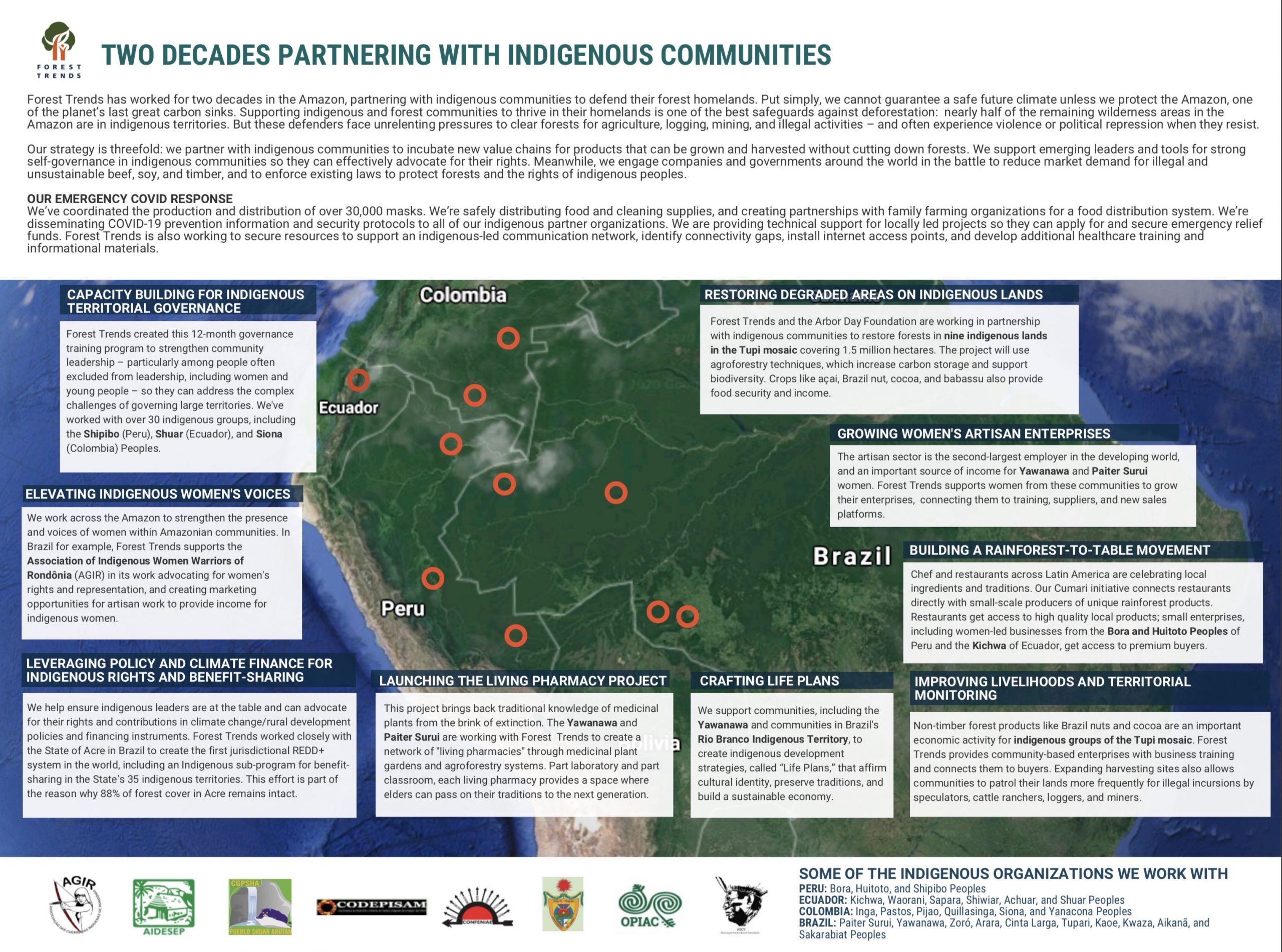 Two Decades Partnering with Indigenous Communities - Forest Trends
