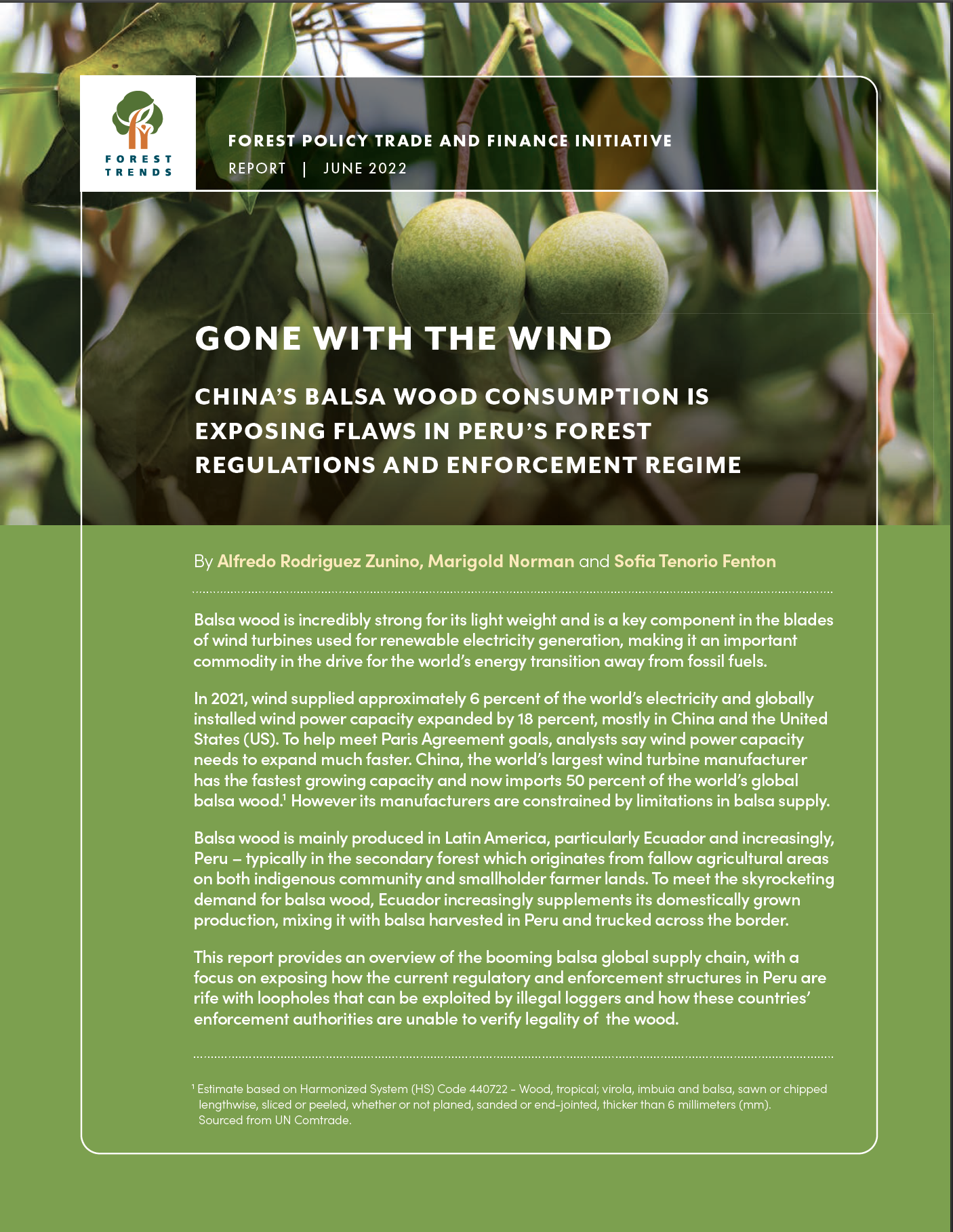 Gone With the Wind - Forest Trends